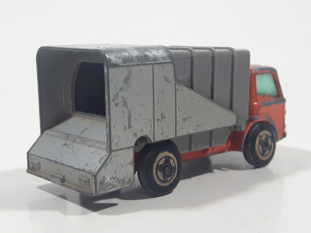 Vintage 1970 Lesney Matchbox Series No. 7 Refuse Truck Orange and Grey ...