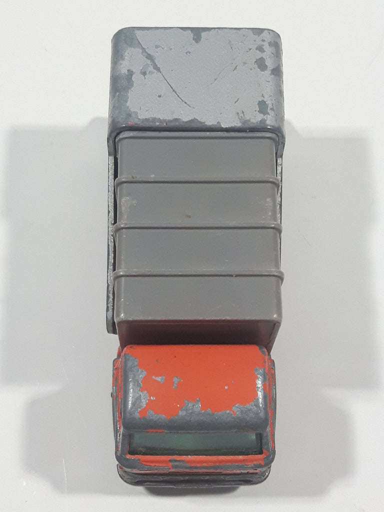 Vintage 1970 Lesney Matchbox Series No. 7 Refuse Truck Orange and Grey ...