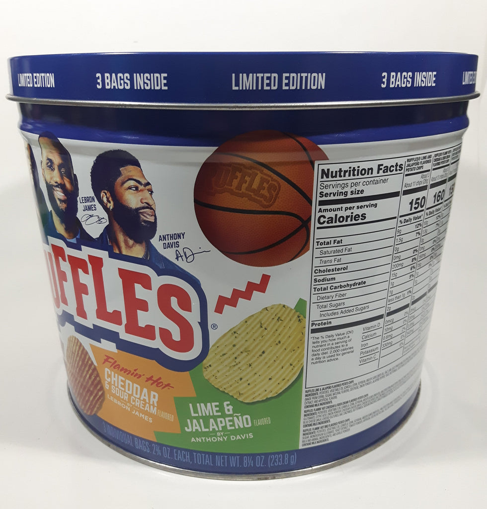2021 Frito-Lay Ruffles Potato Chips Limited Edition Jayson Tatum Lebro ...