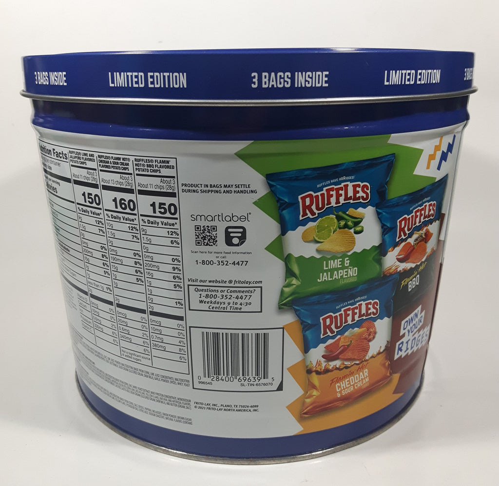 2021 Frito-Lay Ruffles Potato Chips Limited Edition Jayson Tatum Lebro ...