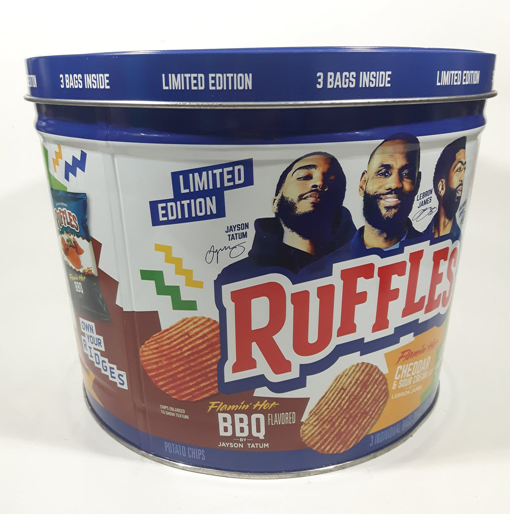 2021 Frito-Lay Ruffles Potato Chips Limited Edition Jayson Tatum Lebro ...