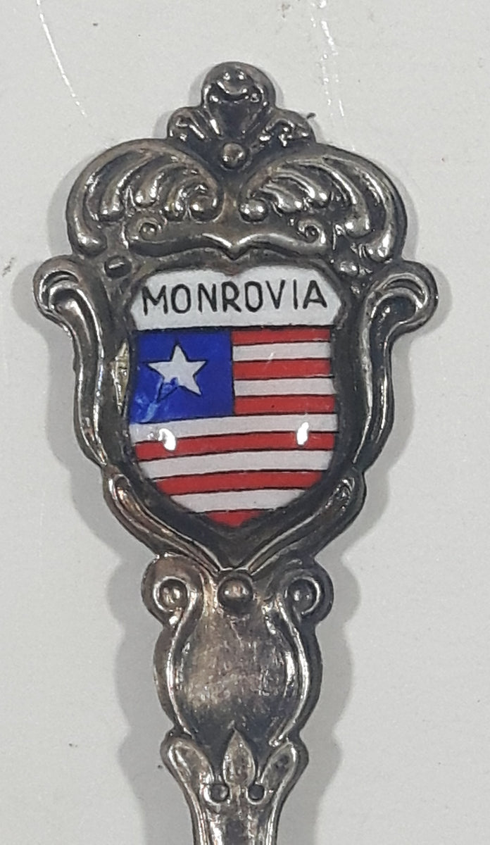 Monrovia Liberia Travel Souvenir Silver Plated Metal Spoon – Treasure ...