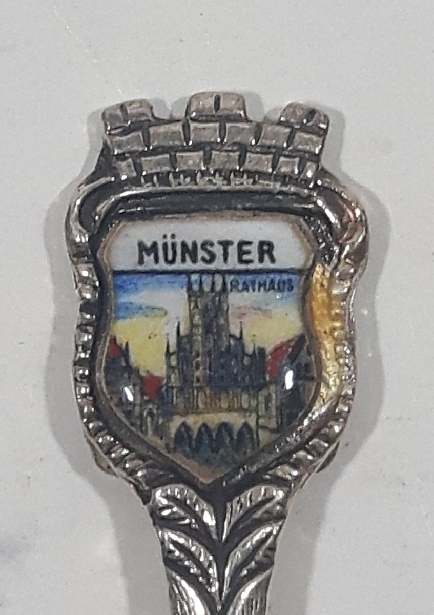 Antiko Munster Germany Souvenir Silver Plated Metal Spoon – Treasure ...
