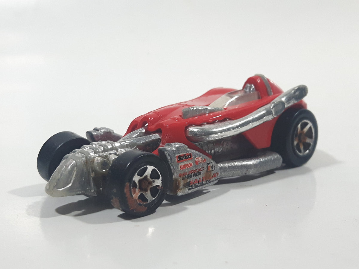 2001 McDonald's Hot Wheels Salt Flat Racer Red Die Cast Toy Car Vehicl ...