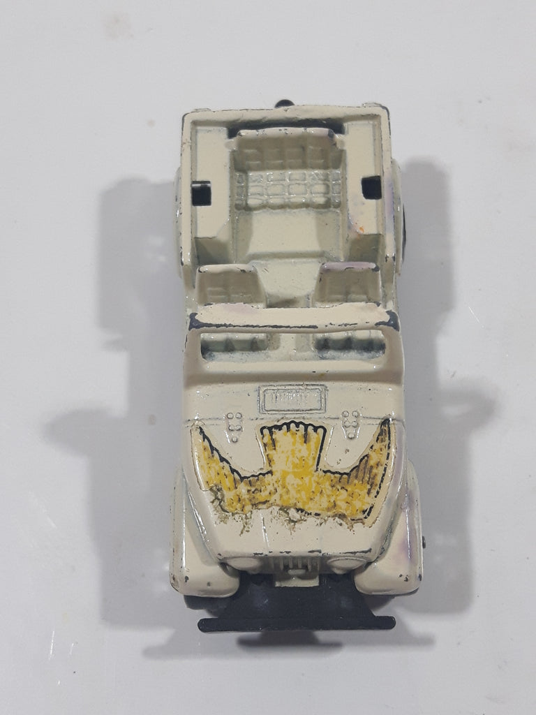 Vintage 1981 ERTL Dukes of Hazzard Daisy Duke's Jeep White Cream Die C ...