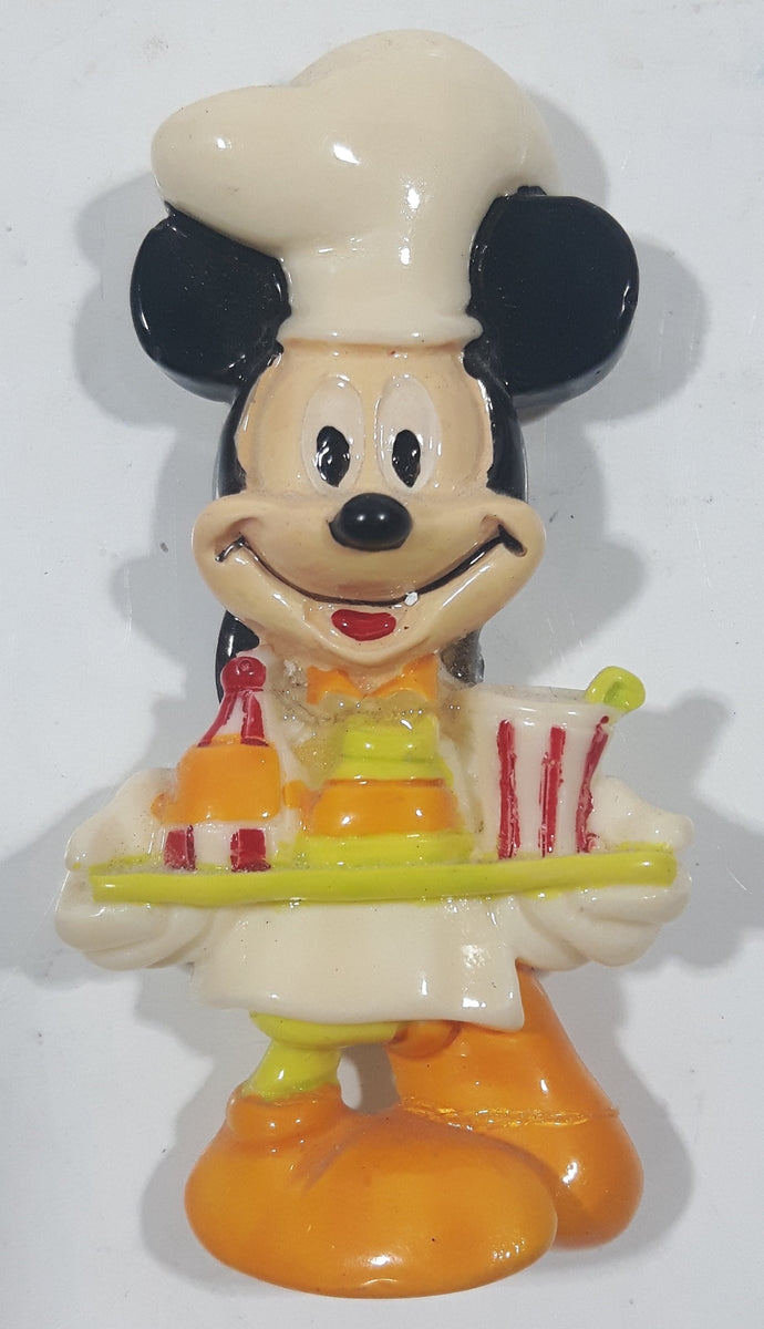 Hoan Disney Mickey Mouse Chef Hat with Diner Food Tray 2 1/2" Tall Res ...