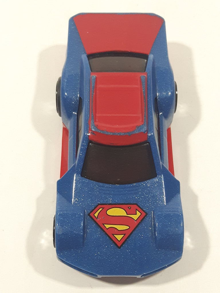 2016 McDonald's Hot Wheels DC Comics Superman Plastic Pull Back Toy Ca ...