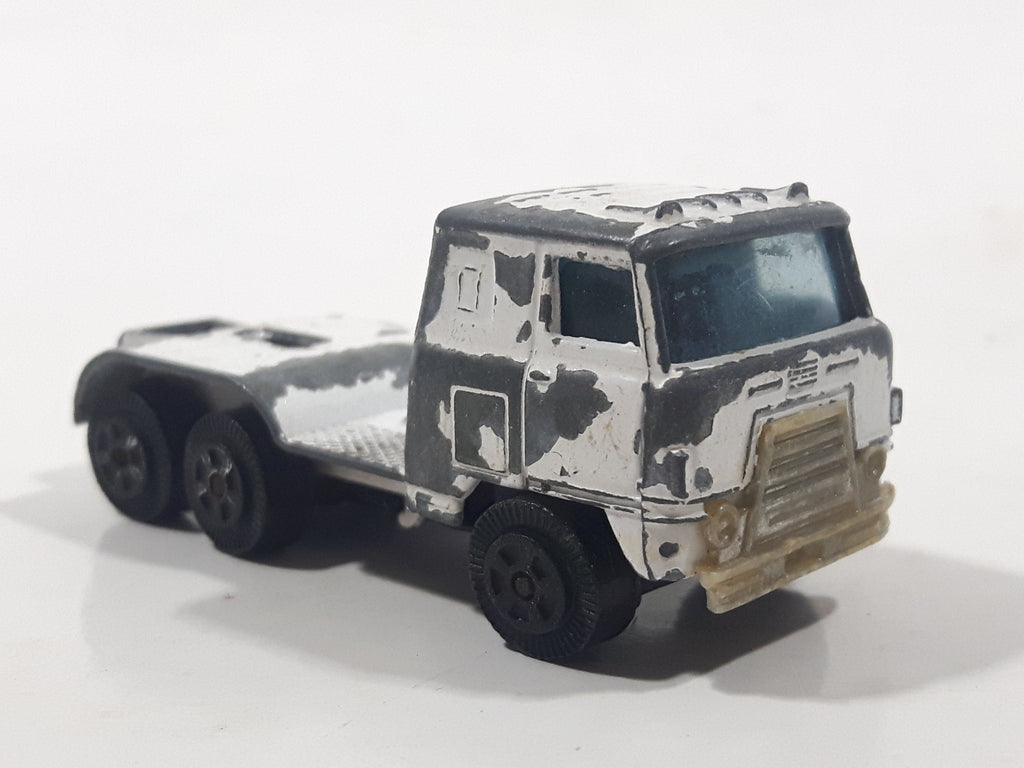 COE Semi Tractor Truck White Die Cast Toy Car Vehicle Made in Hong Kon ...