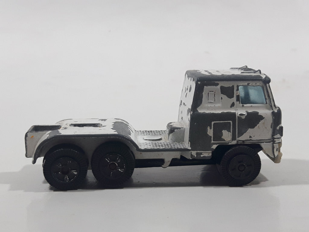 COE Semi Tractor Truck White Die Cast Toy Car Vehicle Made in Hong Kon ...