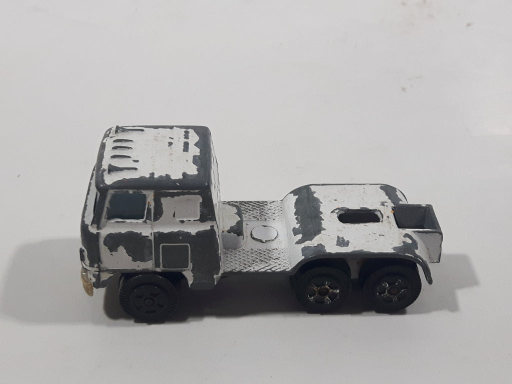 COE Semi Tractor Truck White Die Cast Toy Car Vehicle Made in Hong Kon ...