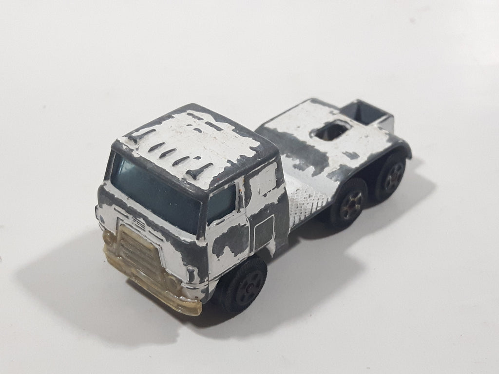 COE Semi Tractor Truck White Die Cast Toy Car Vehicle Made in Hong Kon ...
