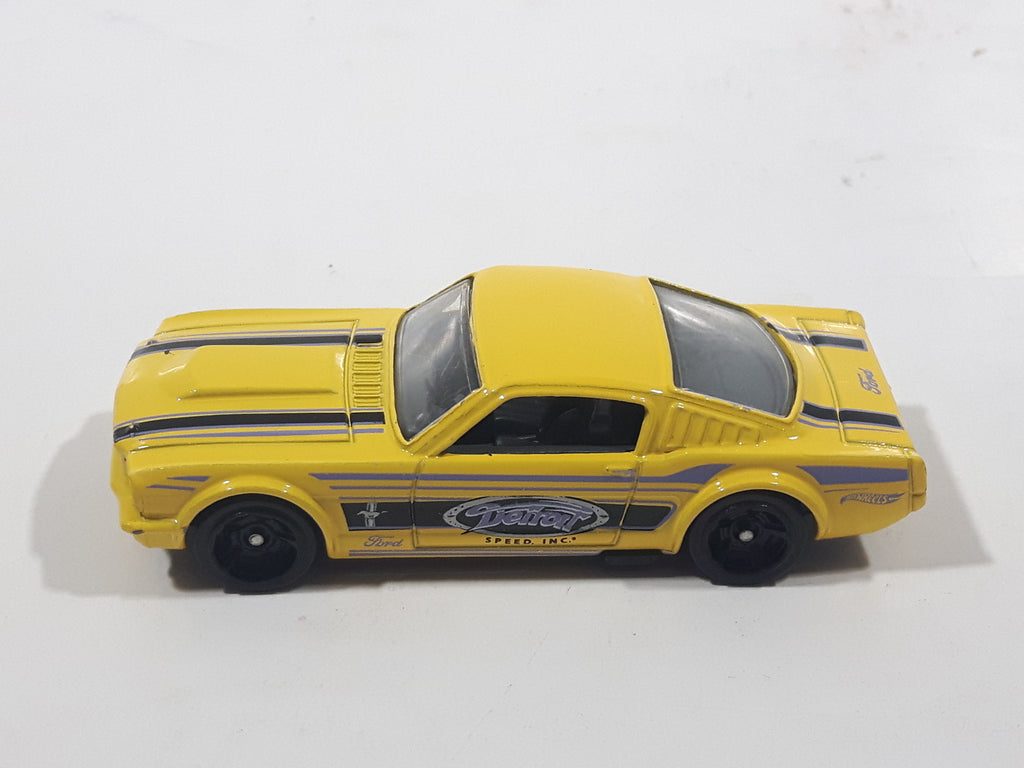 2019 Hot Wheels Muscle Mania '65 Mustang Fastback Yellow Die Cast Toy ...