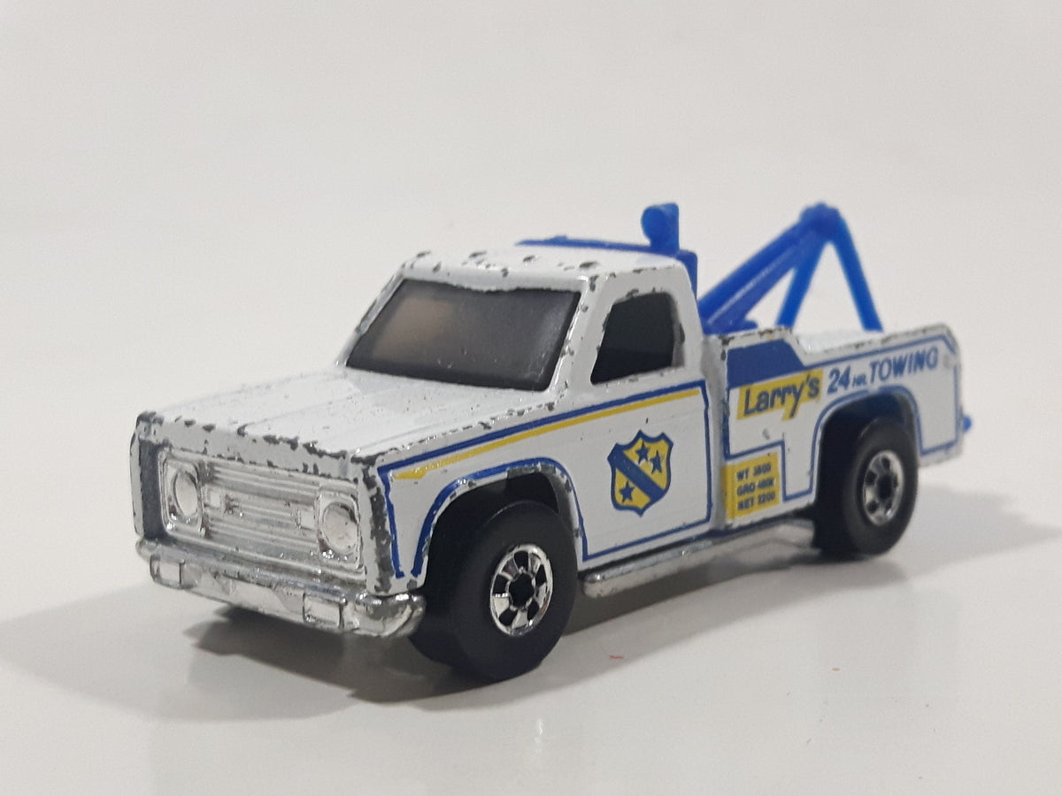 1977 Hot Wheels Flying Colors Ramblin' Wrecker Tow Truck Rig White Die ...