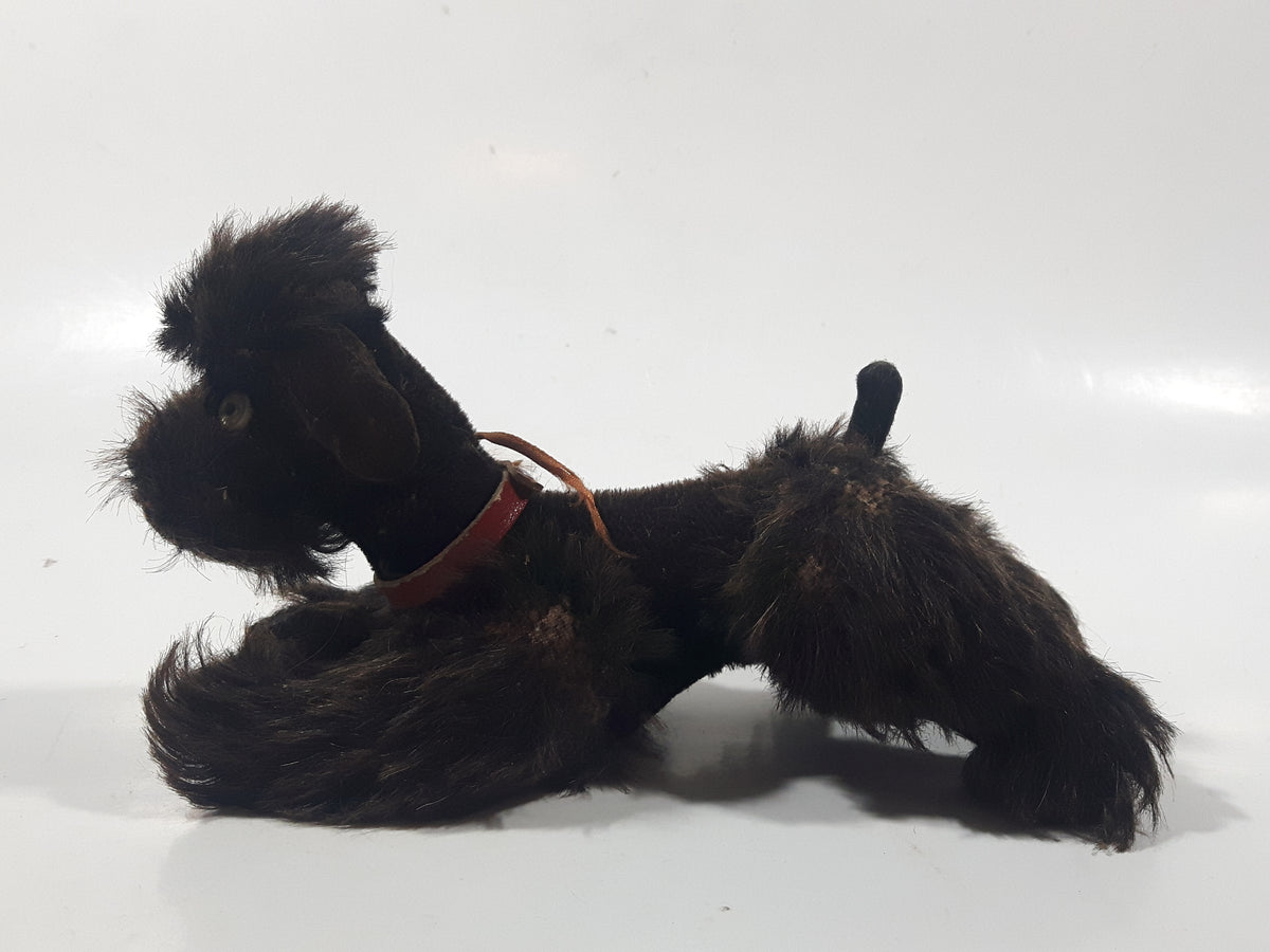 Vintage 1950s Steiff Mohair Snobby Poodle Black 5 1/2" Long Jointed To ...