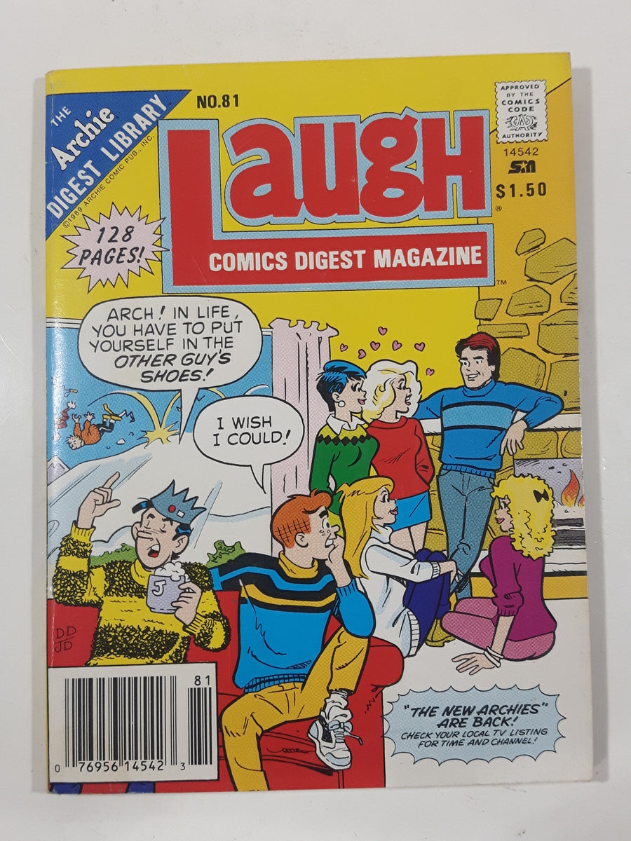 1989 The Archie Digest Library No. 81 Laugh Comics Digest Magazine Com ...