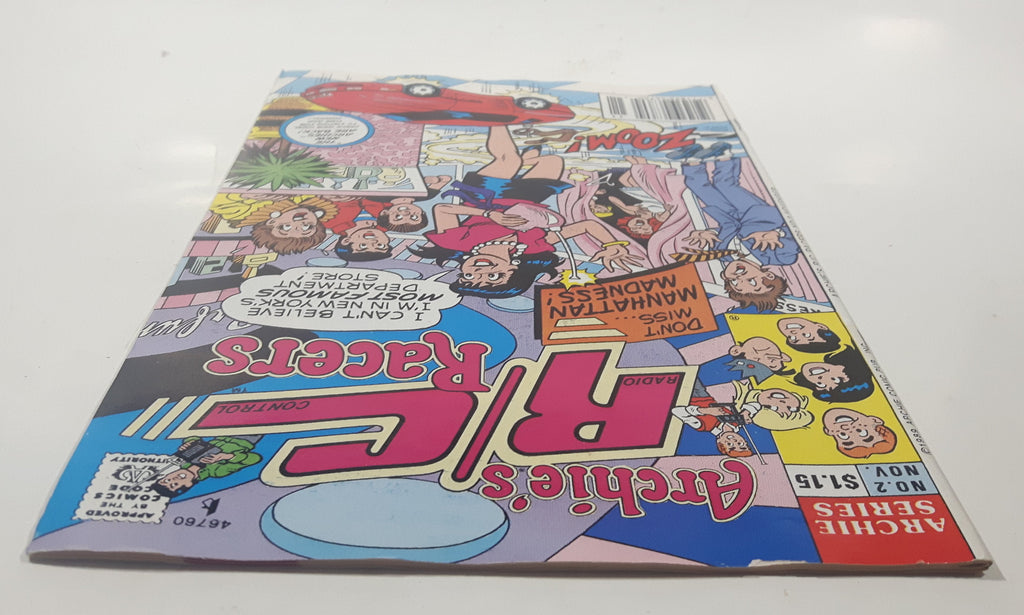 1989 Archie Series Nov. No. 2 Archie's R/C Radio Control Racers Comic ...