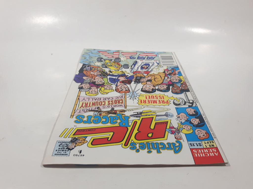1989 Archie Series Sept No. 1 Archie's R/C Radio Control Racers Comic ...