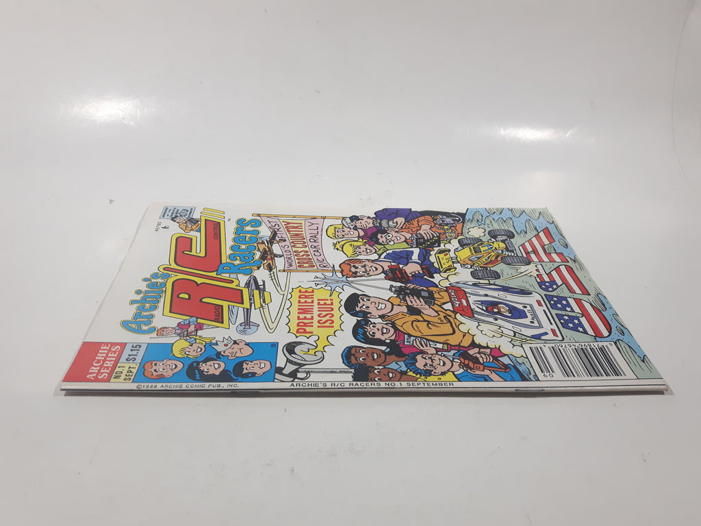 1989 Archie Series Sept No. 1 Archie's R/C Radio Control Racers Comic ...