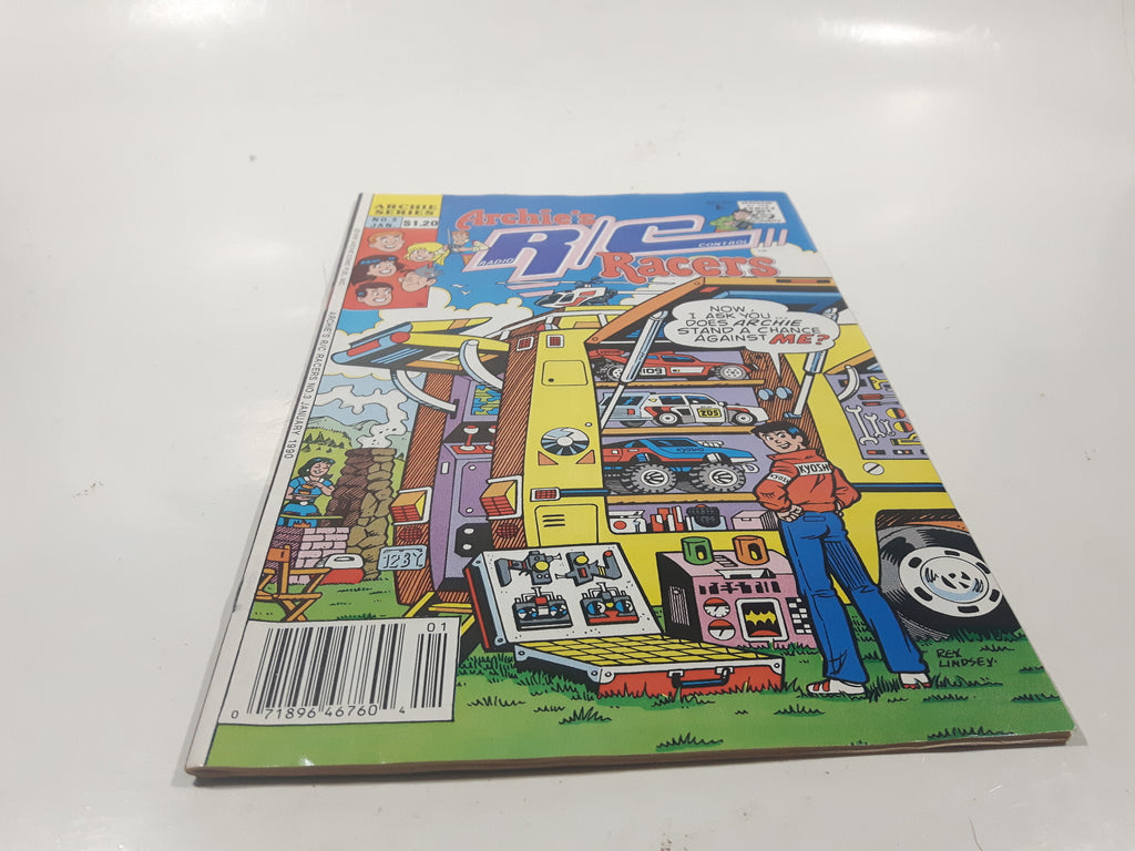 1989 Archie Series Jan. No. 3 Archie's R/C Radio Control Racers Comic ...
