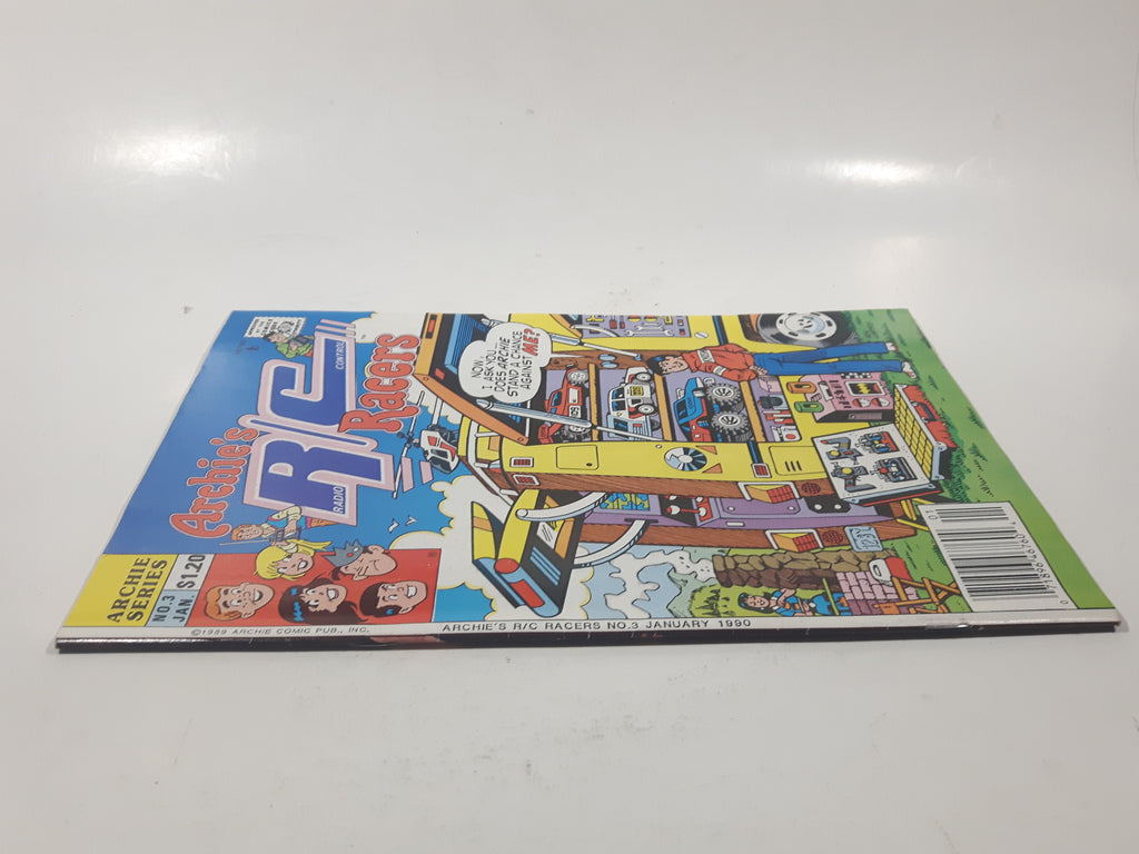1989 Archie Series Jan. No. 3 Archie's R/C Radio Control Racers Comic ...