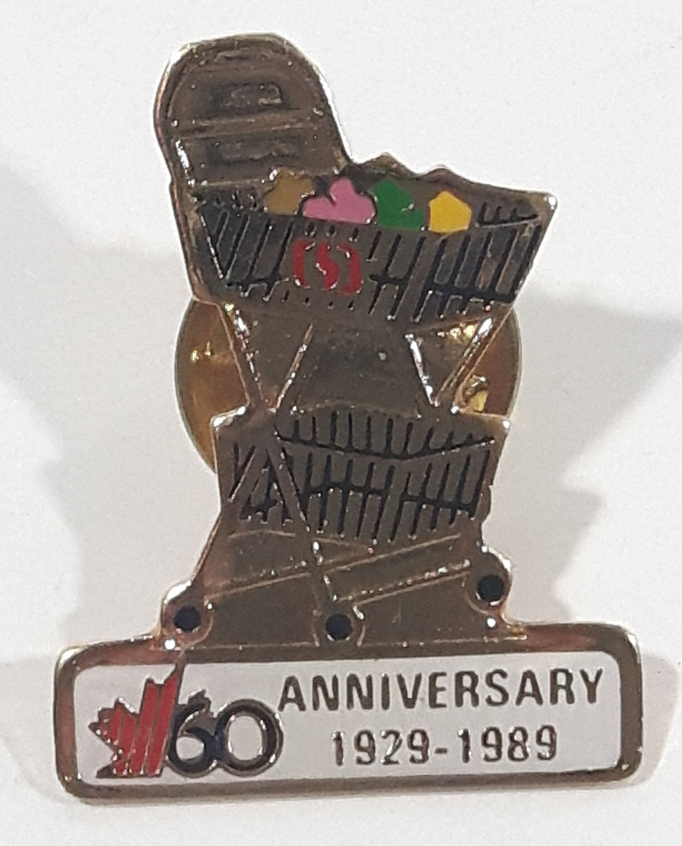 1929 to 1989 Safeway 60th Anniversary Shopping Cart Themed Enamel Meta ...