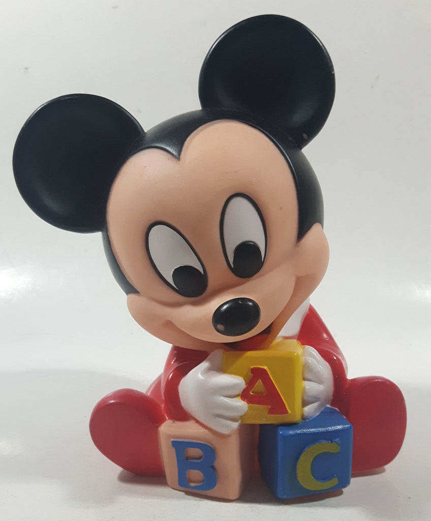 Vintage 1986 Shelcore Walt Disney Company Mickey Mouse ABC 7" Tall Squ ...
