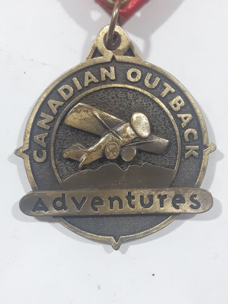 Canadian Outback Adventures Brass Medal Award with Red Ribbon ...