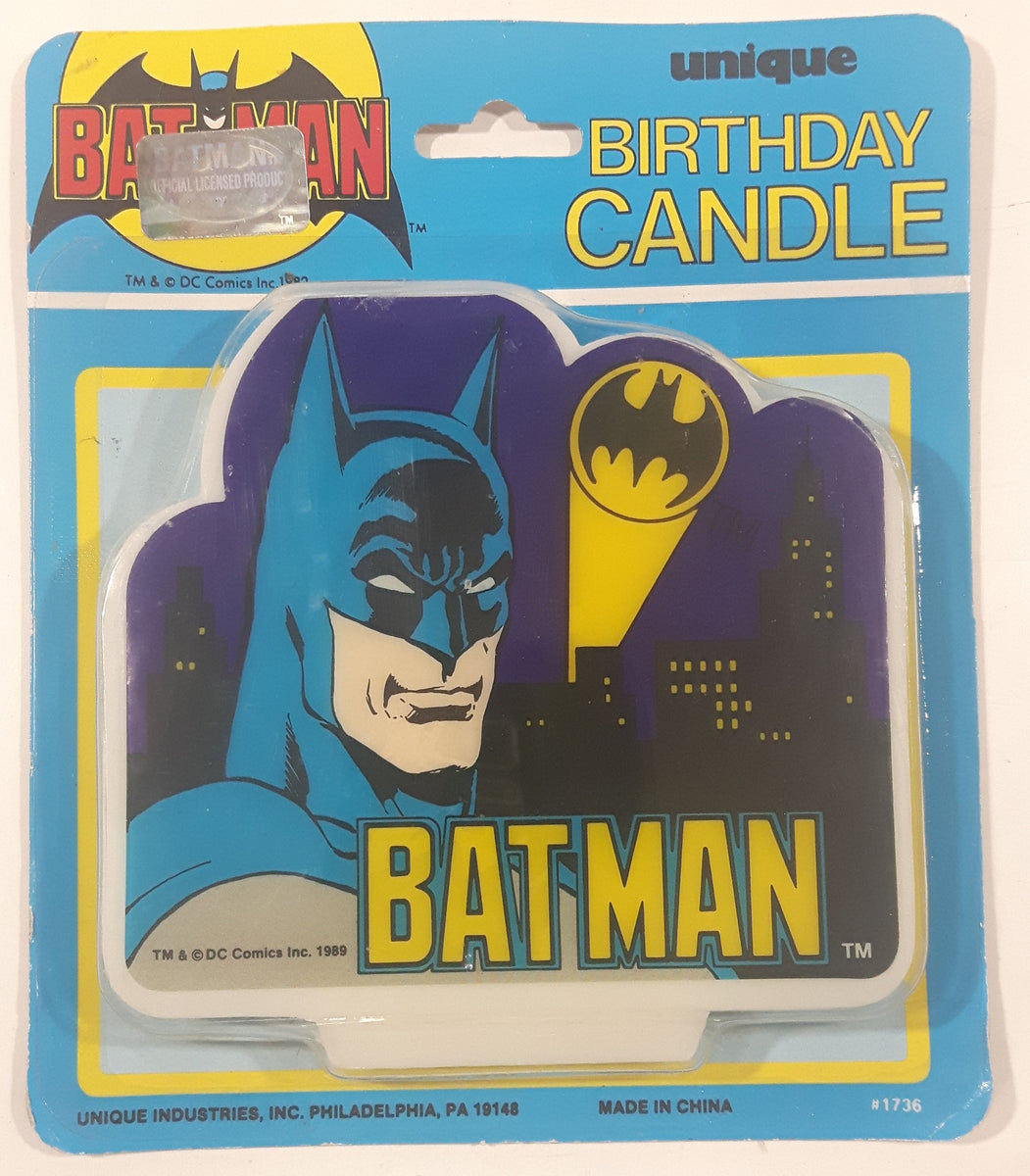 1992 Unique No. 1736 DC Comics Batman Birthday Candle New in Package ...