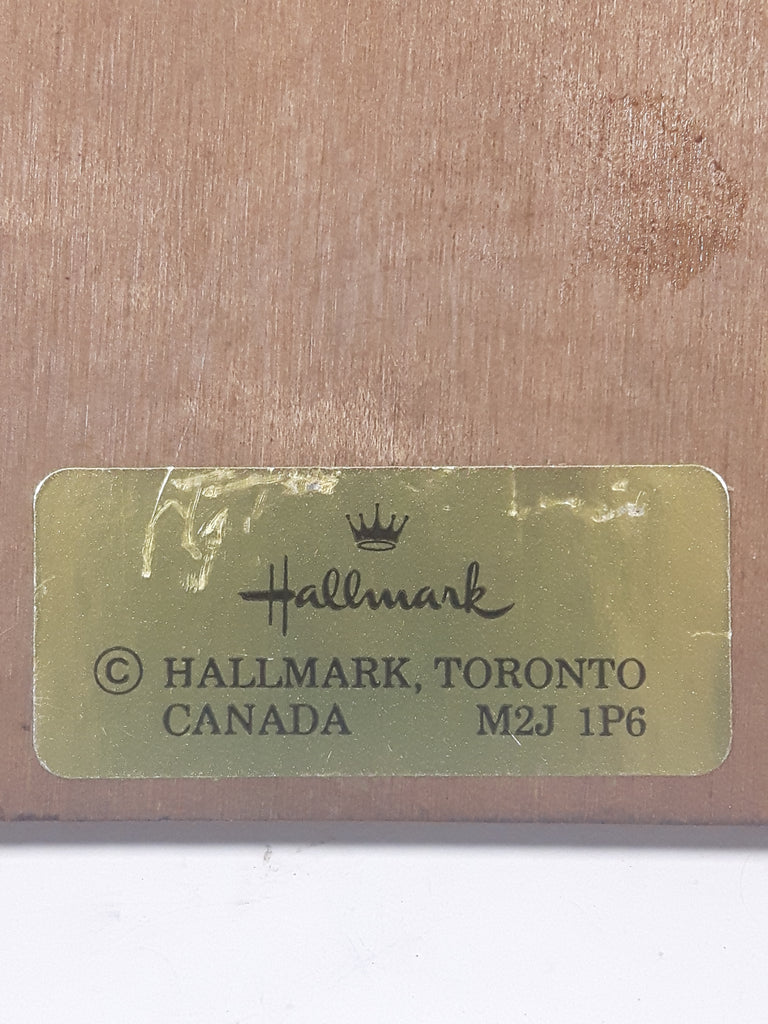 Vintage 1977 Hallmark Cards Rules For The Rec Room 5 3/4" x 8" Wood Wa ...