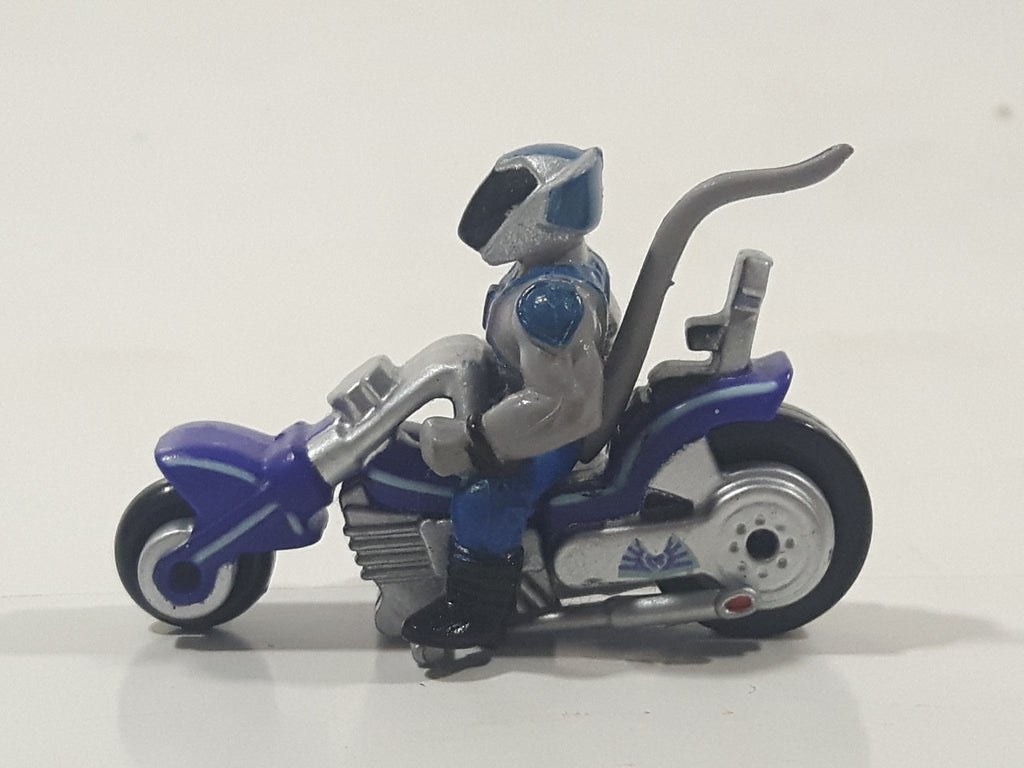 1993 Galoob Micro Machines Biker Mice From Mars Motorcycle Silver Blue ...
