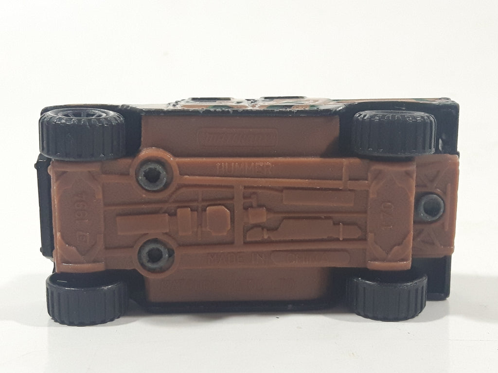 1998 Matchbox Hummer Humvee Army Camouflage Sand Beige Brown and Dark ...