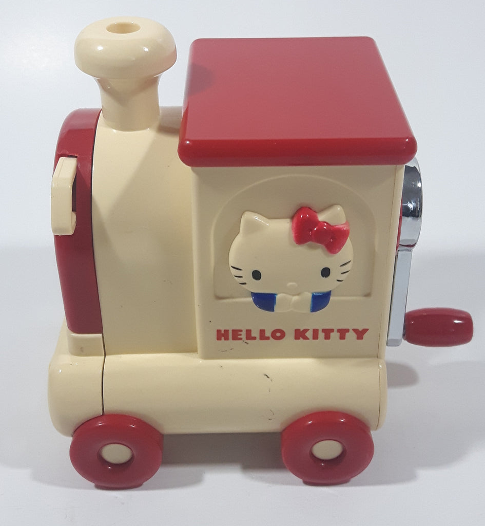 Vintage 1976 Sanrio Hello Kitty Train Engine Shaped Manual Pencil Shar ...
