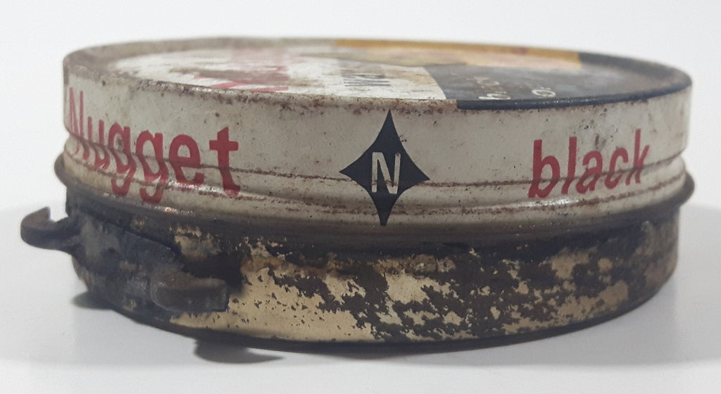 Vintage Nugget Wax Shoe Polish (Black) Tin Metal Canister – Treasure ...