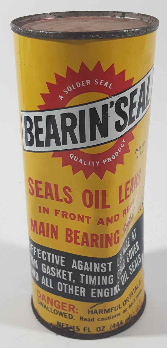 Vintage Bearin' Seal Seals Oil Leaks Solder Seal 15 Fl Oz 444ml Metal ...