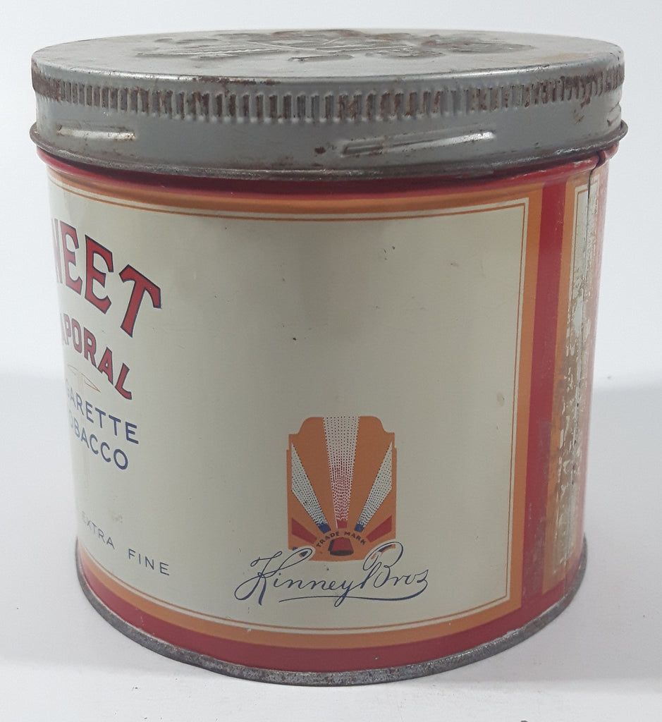 Vintage 1960s Sweet Caporal Cigarette Tobacco Tin Metal Can – Treasure ...