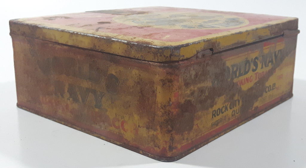 Antique Rock City Tobacco Co Ltd World's Navy Plug Cut Smoking Tobacco ...