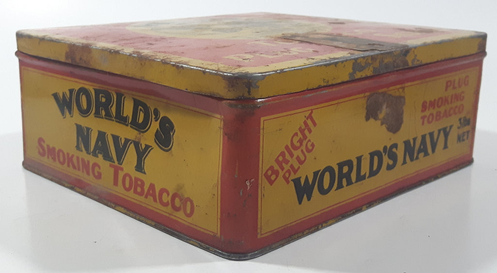Antique Rock City Tobacco Co Ltd World's Navy Plug Cut Smoking Tobacco ...