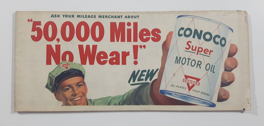 Vintage 1940s Travel with Conoco North Dakota South Dakota Road Map 18 ...