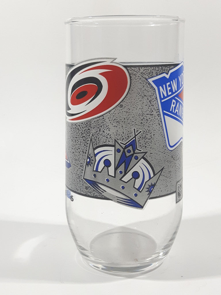 2004 Cheez Whiz NHL Ice Hockey Sports Teams 5 1/2" Tall Glass Cup 6 of ...