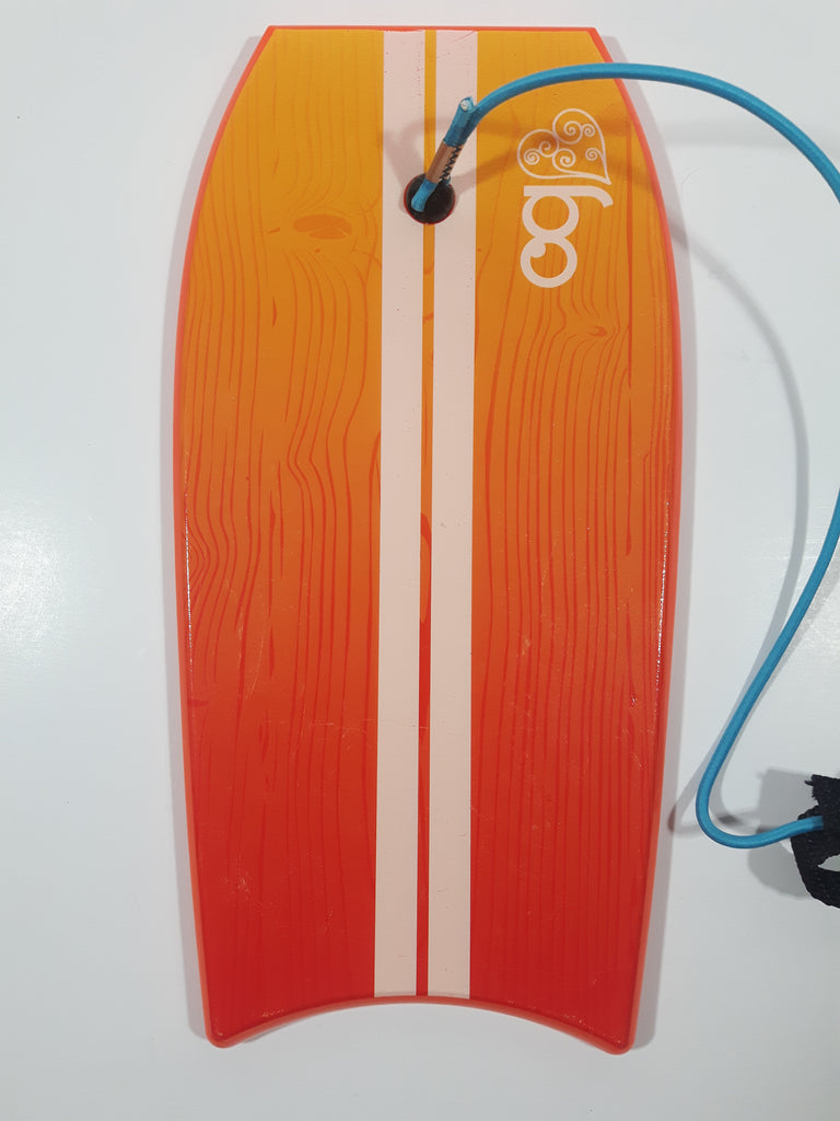 Battat Our Generation Gabe Surf Board Skimboard Orange with White Stri ...