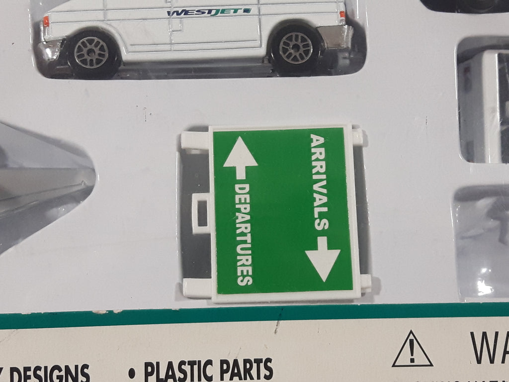 Daron RealToy No. RT7371 WestJet Airport Play Set Die Cast Toy Car Veh ...