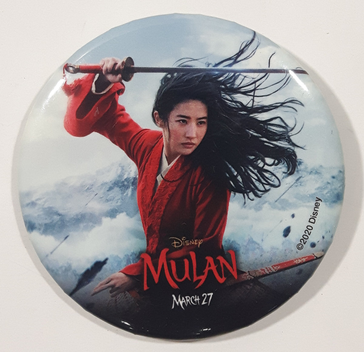 2020 Disney Mulan March 27 2 1/4" Round Button Pin – Treasure Valley ...