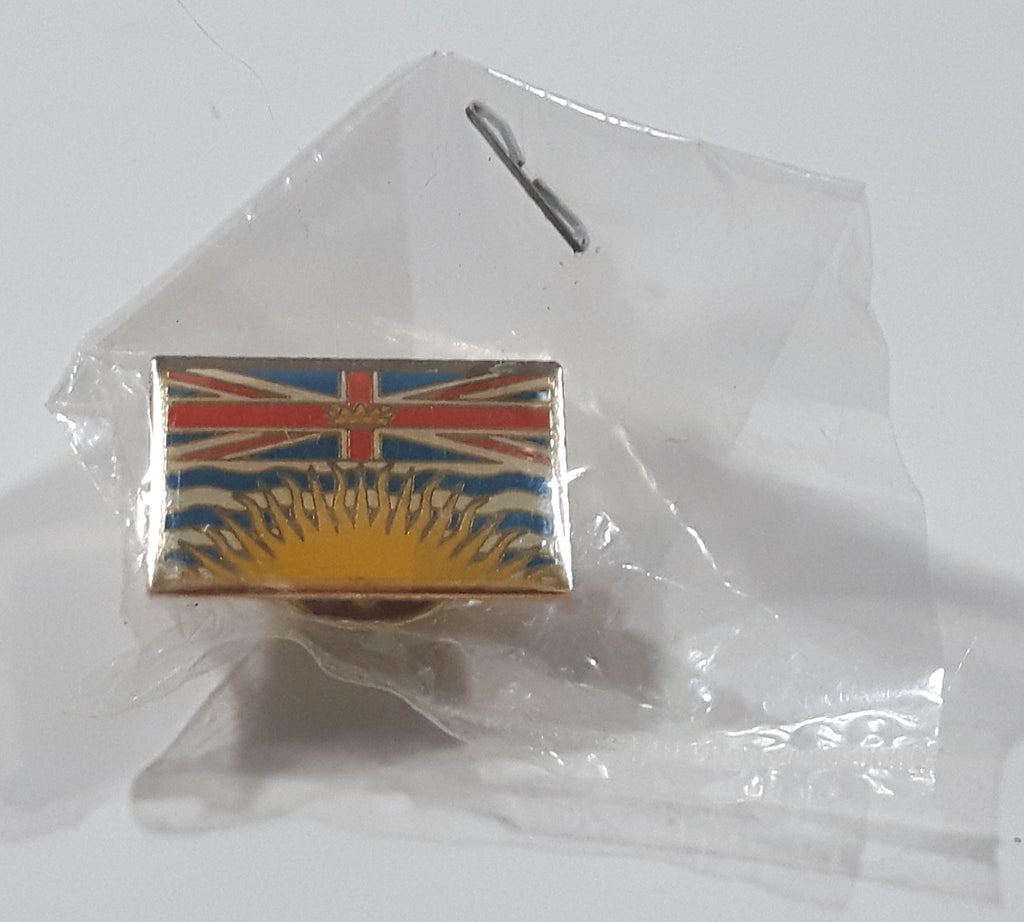 British Columbia, Canada Flag Themed Enamel Metal Lapel Pin Souvenir T ...