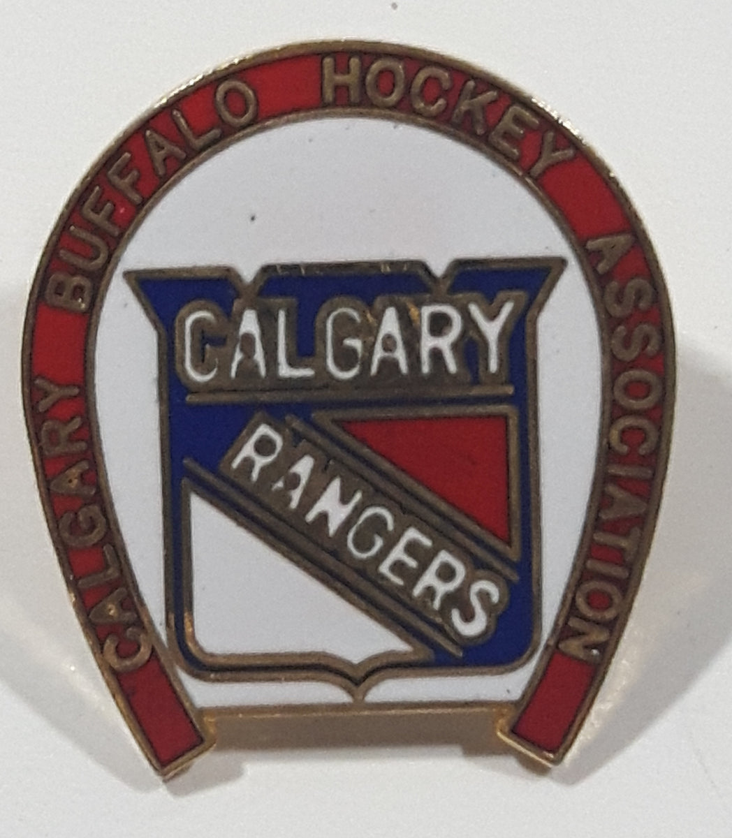Vintage Calgary Buffalo Hockey Association Calgary Rangers 7/8" x 1" E ...