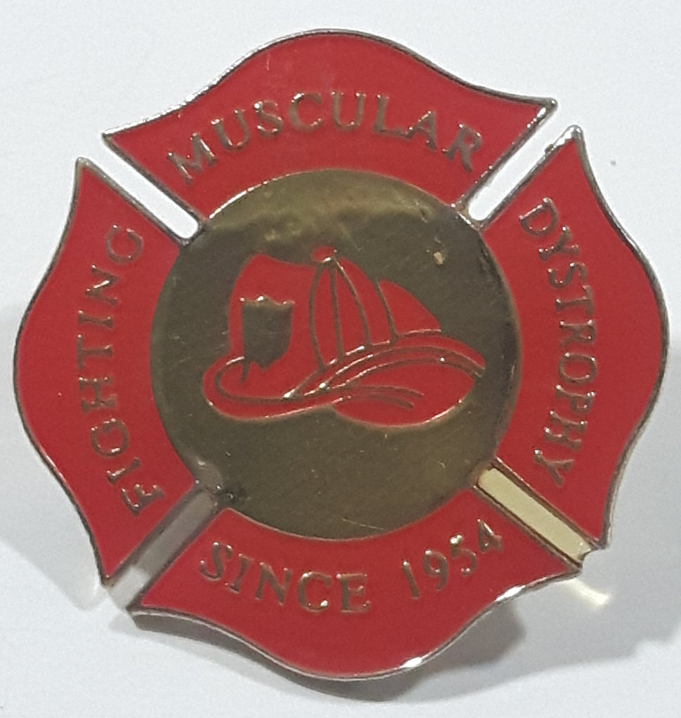 Fighting Muscular Dystrophy Since 1954 Firefighter Helmet Themed 1 1/8 ...