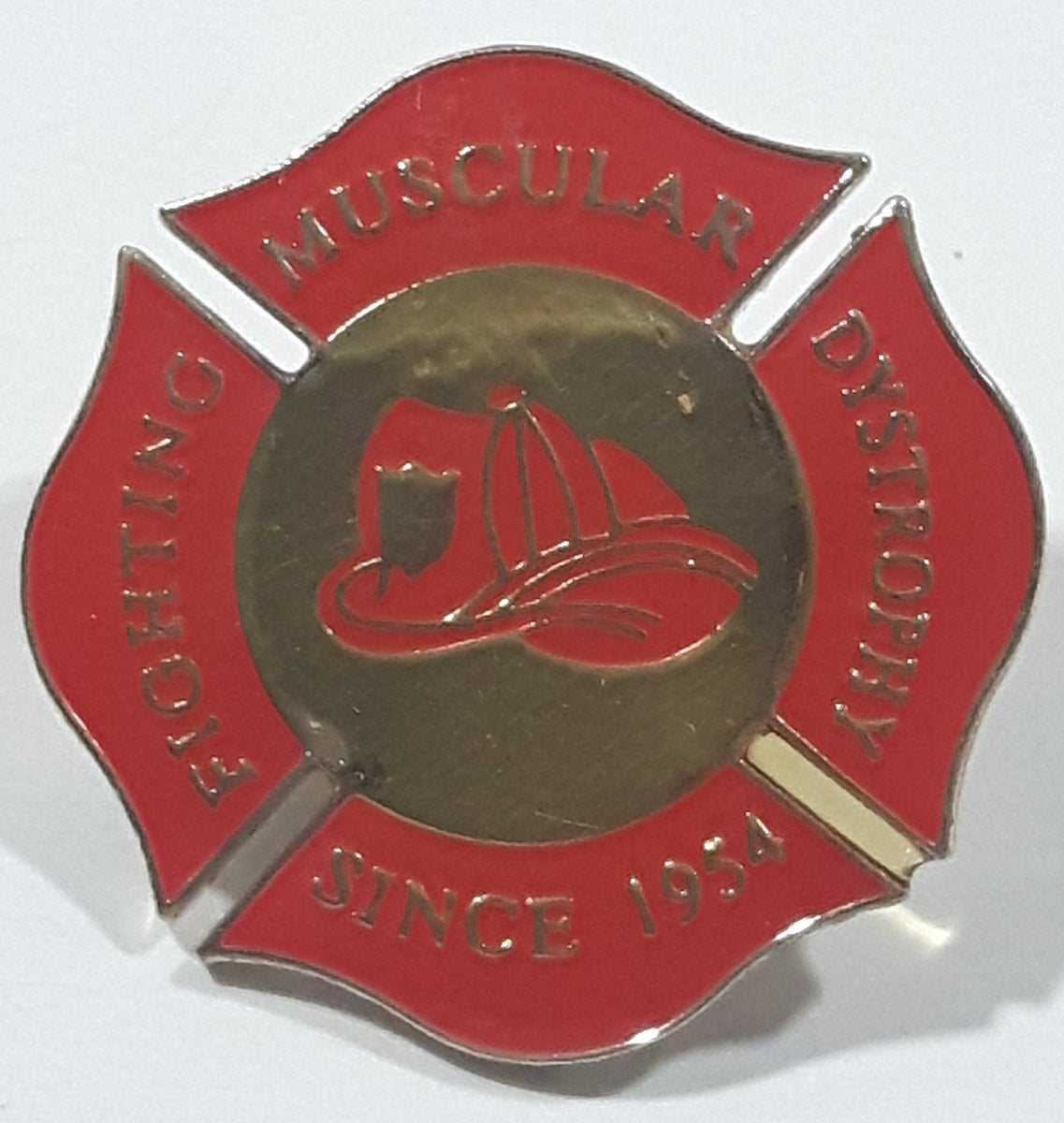 Fighting Muscular Dystrophy Since 1954 Firefighter Helmet Themed 1 1/8 ...