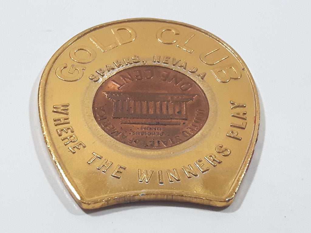 Vintage Gold Club Sparks Nevada Where The Winners Play 1969 One Cent P ...