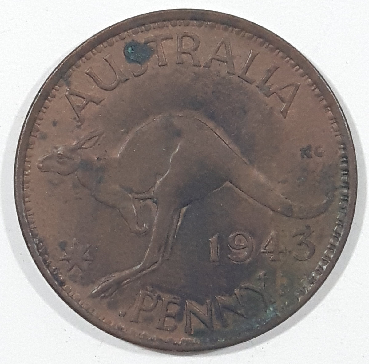 1943 Australia King George VI Half Penny Copper Metal Coin – Treasure ...