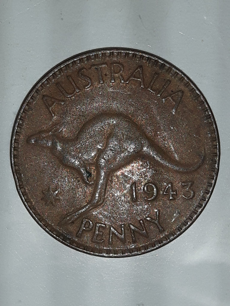 1943 Australia King George VI Half Penny Copper Metal Coin – Treasure ...