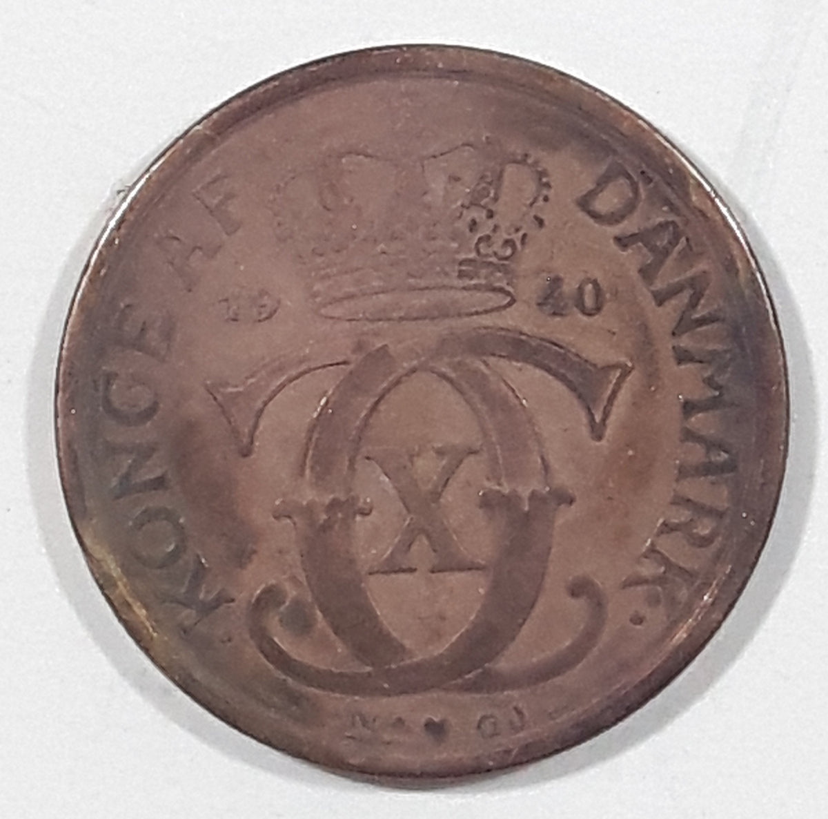 1940 Danmark 1/2 Krone Metal Coin – Treasure Valley Antiques & Collectibles